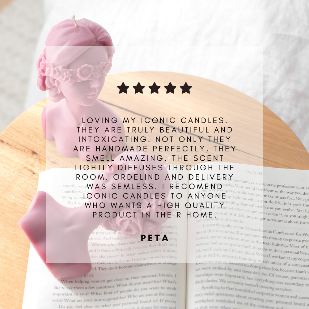 Decor Sculptural & Pillar Soy Candles – Iconic Candles